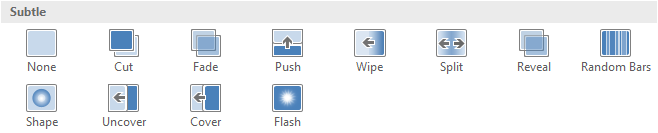 PowerPoint Applying Transitions Kavian Scientific Research Association