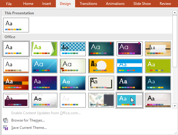 How To Add More Themes To Powerpoint 2016 Mac Fivepol