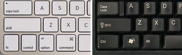 OS X Basics Using A Windows Keyboard With A Mac