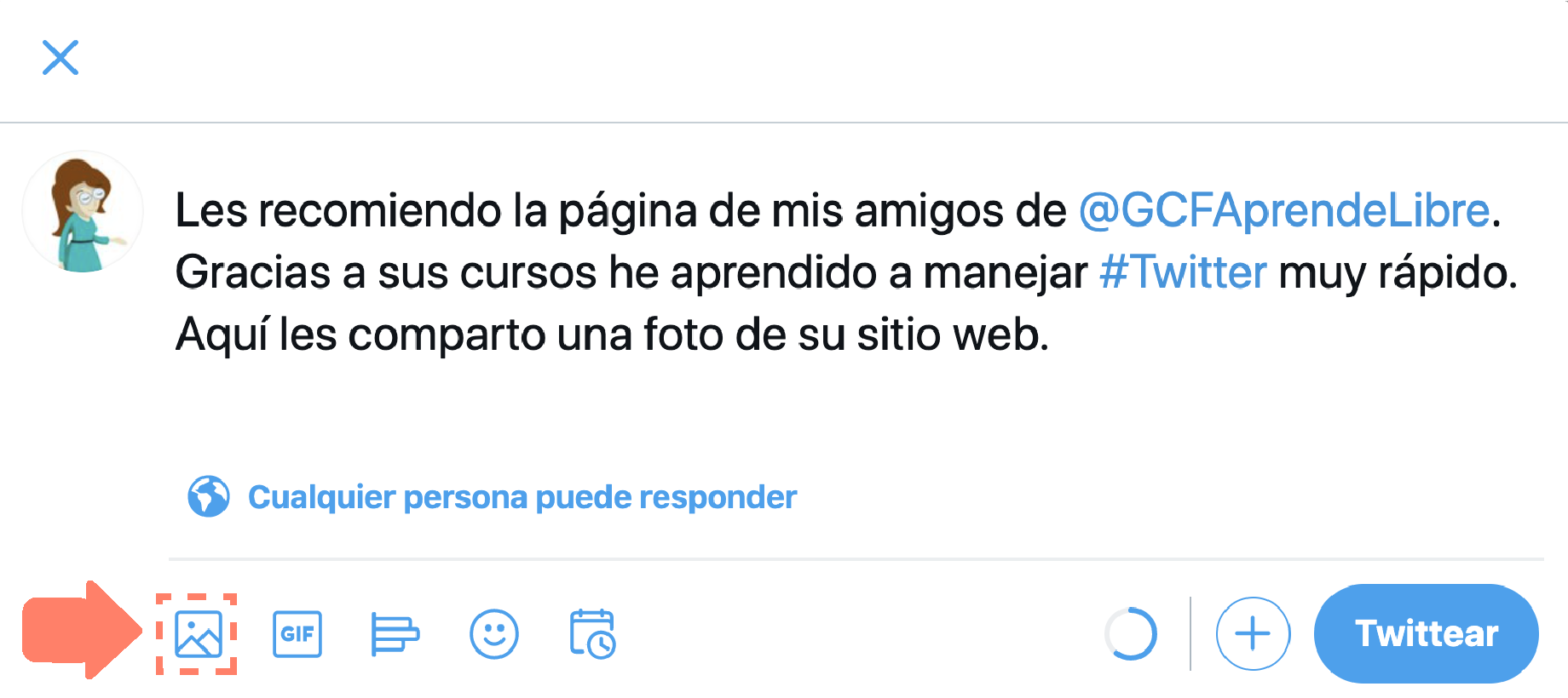 ¿Cómo usar Twitter?: ¿Cómo tuitear y publicar un tuit con imágenes ...