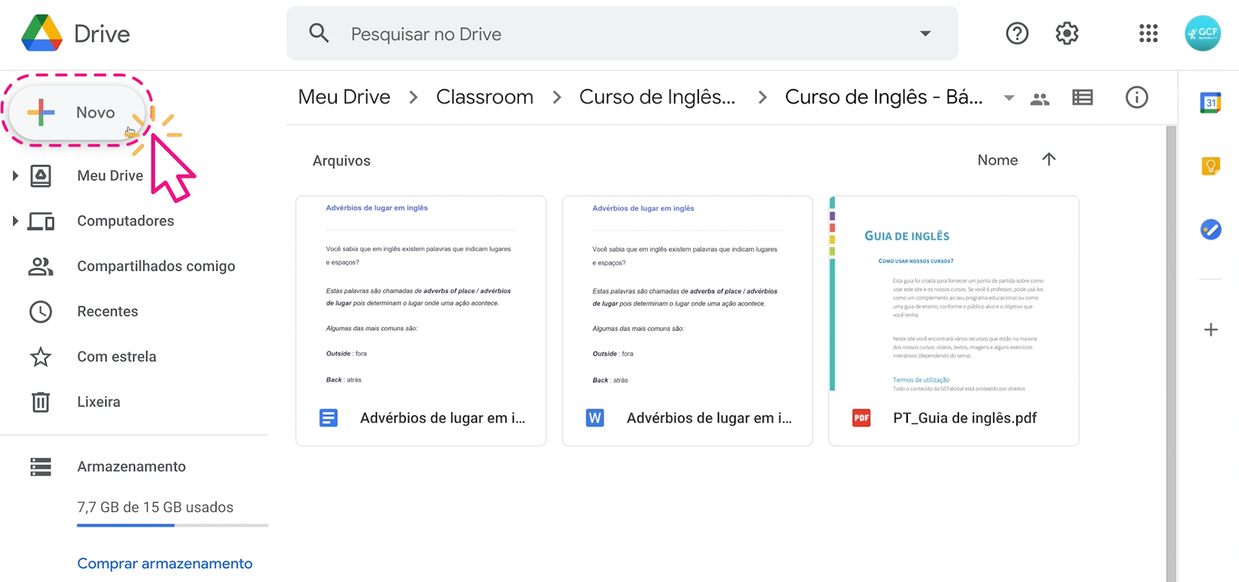 Google Sala de Aula para Professores: Como utilizar o Google Drive ...