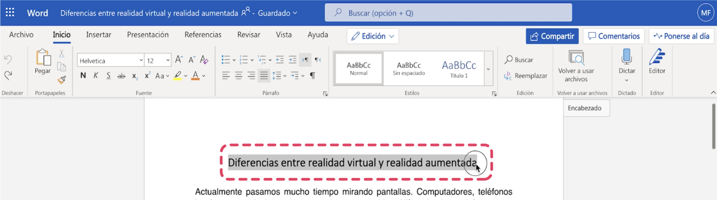 Word 365: ¿Cómo personalizar la fuente en un documento de Word 365?