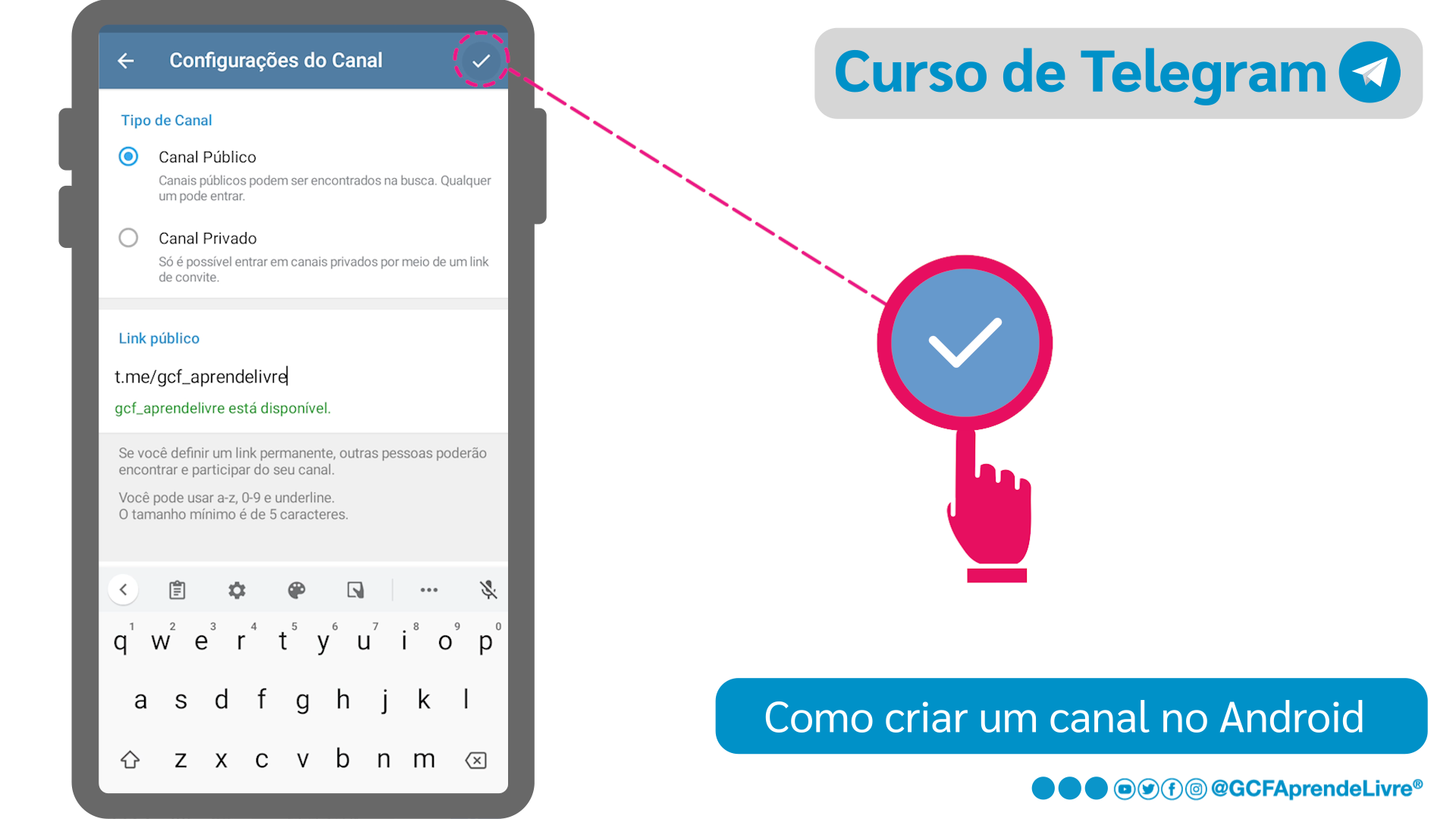 Como usar o Telegram: Como criar um canal do Telegram no Android