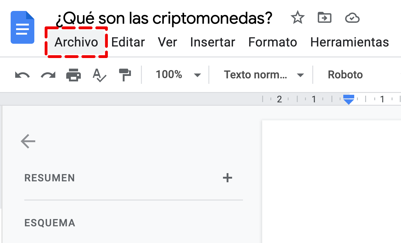 Google Docs Configuraci n De Un Documento En Google Docs