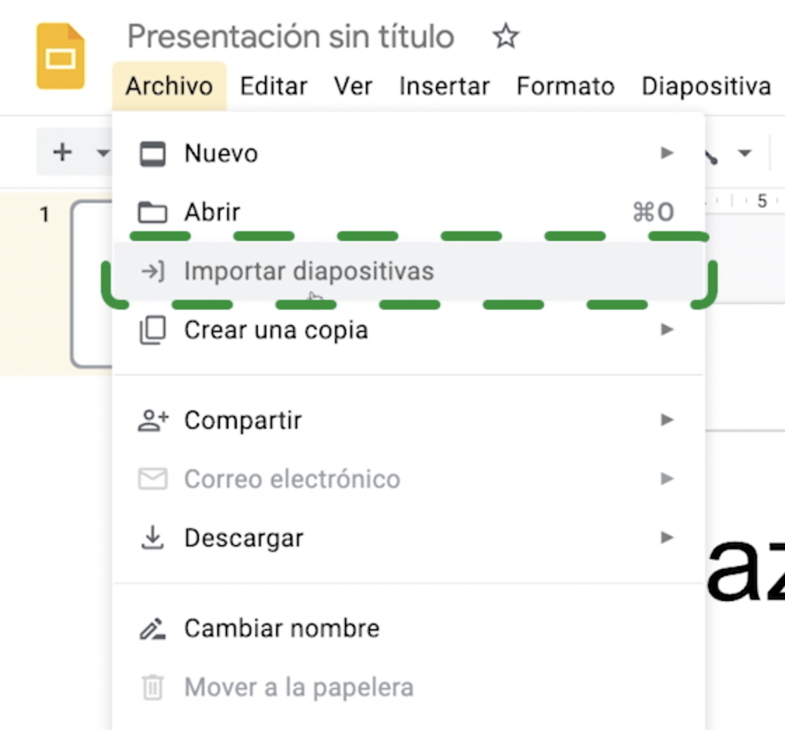 Google Slides: ¿Cómo importar presentaciones en Google Slides?