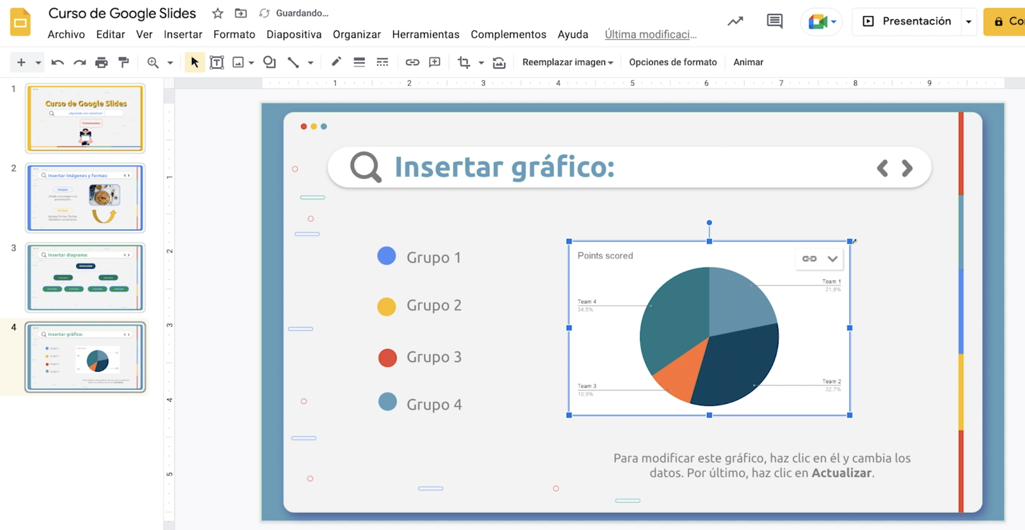 Google Slides: ¿Cómo insertar diagramas y gráficos en Google Slides?