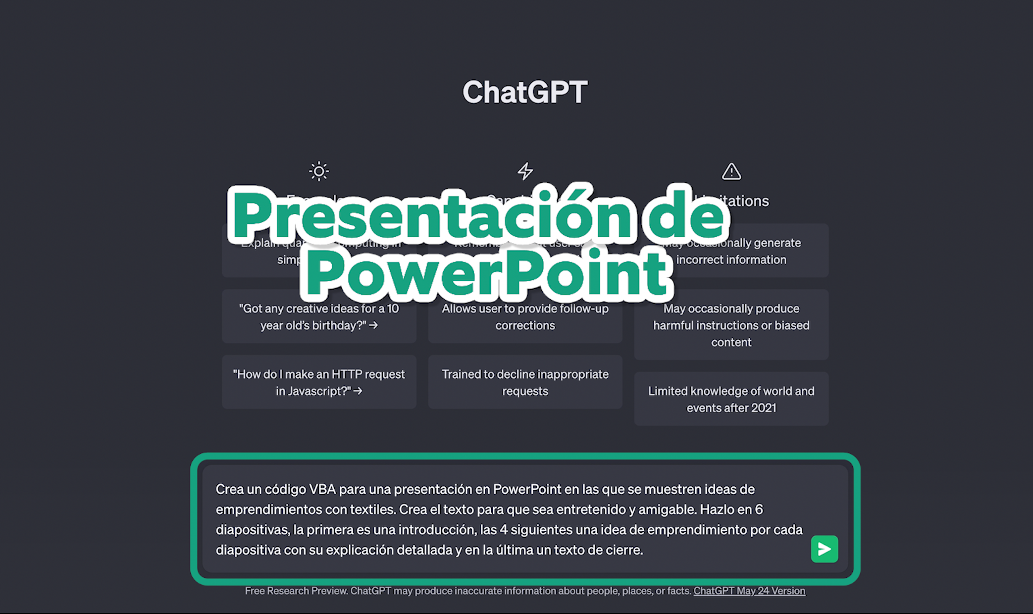 ¿Cómo usar ChatGPT?: ¿Cómo hacer presentaciones con ChatGPT?