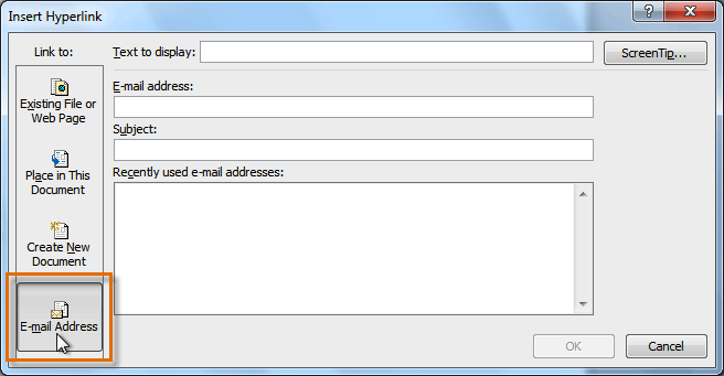 Word 2010 Working With Hyperlinks