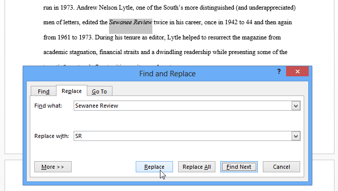Microsoft Word Find And Replace 2013 Passna