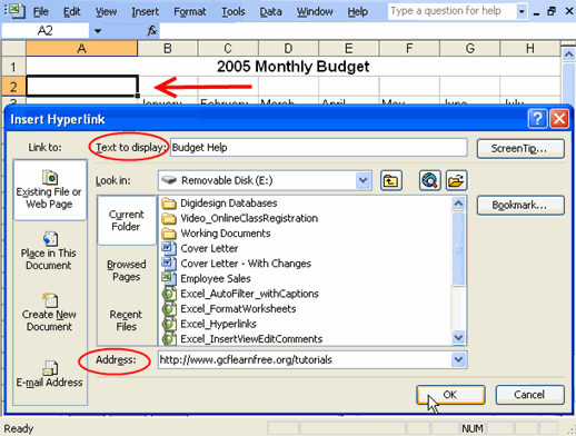Inserting Hyperlinks Microsoft Excel Hot Picture